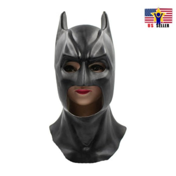 Diona j | Accessories | Batman Dark Knight Costume Latex Rubber Head ...